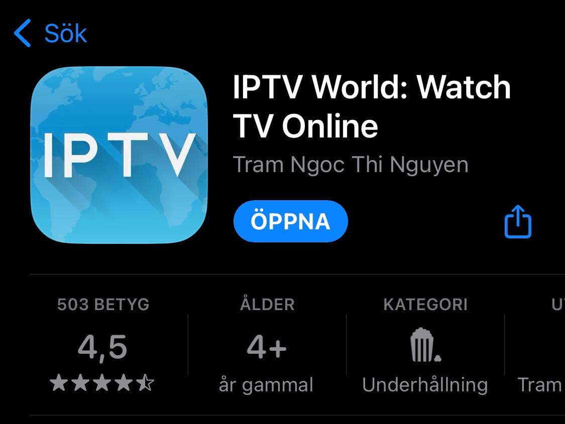 Kom igång med IPTV World! - IPTV utan Box